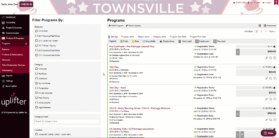Programs – Uplifter Inc.
