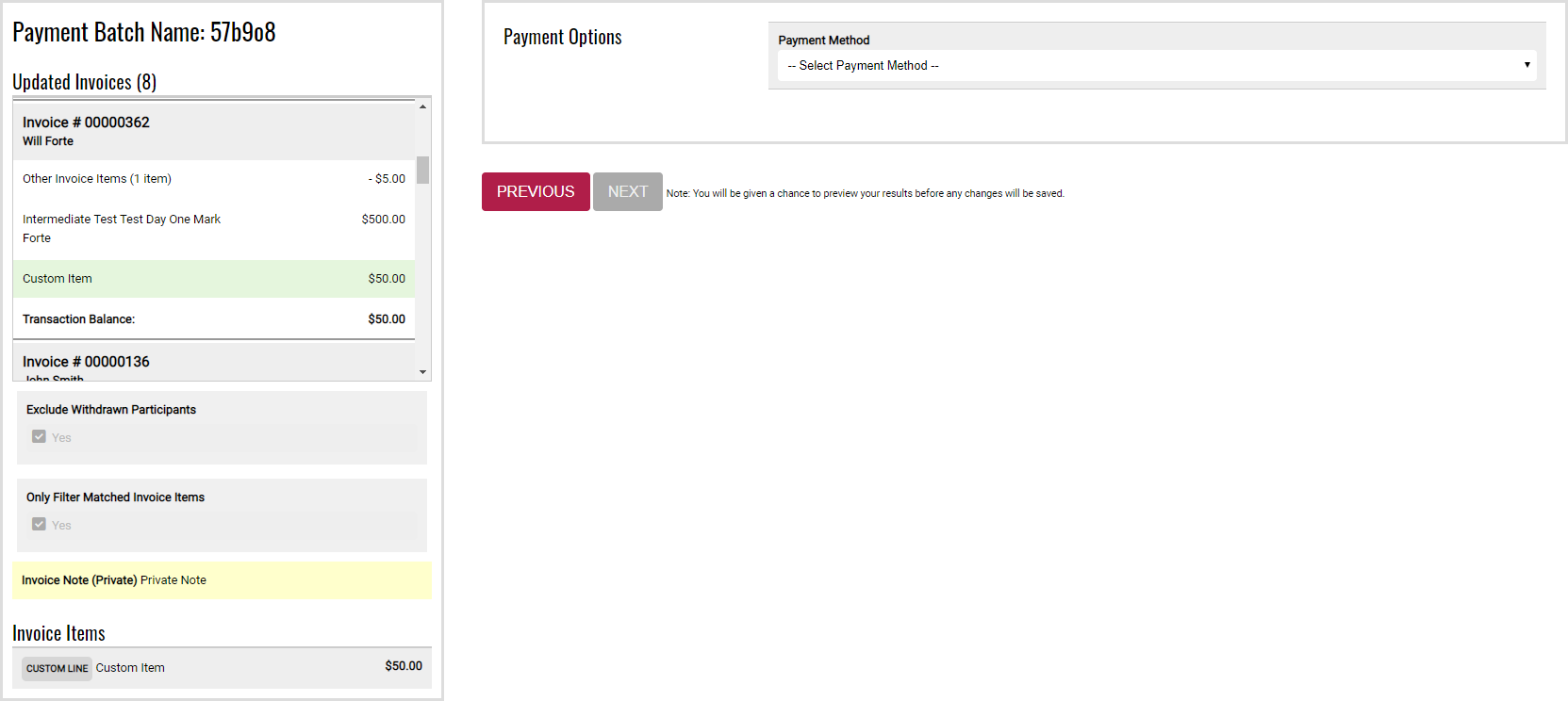 Batch Invoicing – Uplifter Inc.