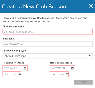 How to set up a club season page – Uplifter Inc.