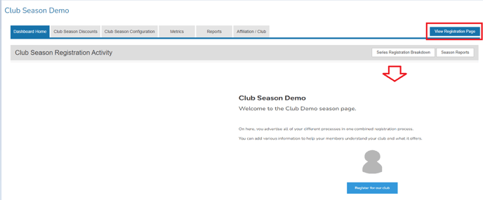 How to set up a club season page – Uplifter Inc.