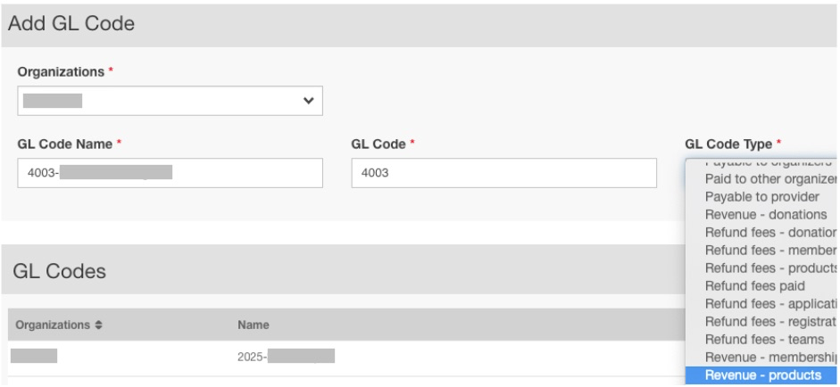 Assigning Revenue Accounts (GL codes) to Products or Services ...