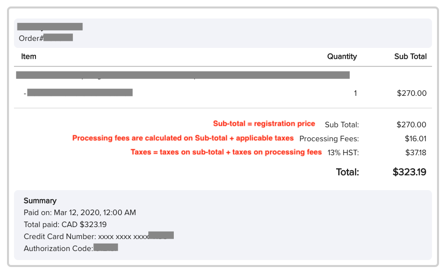 Processing fee calculation explanation – Uplifter Inc.