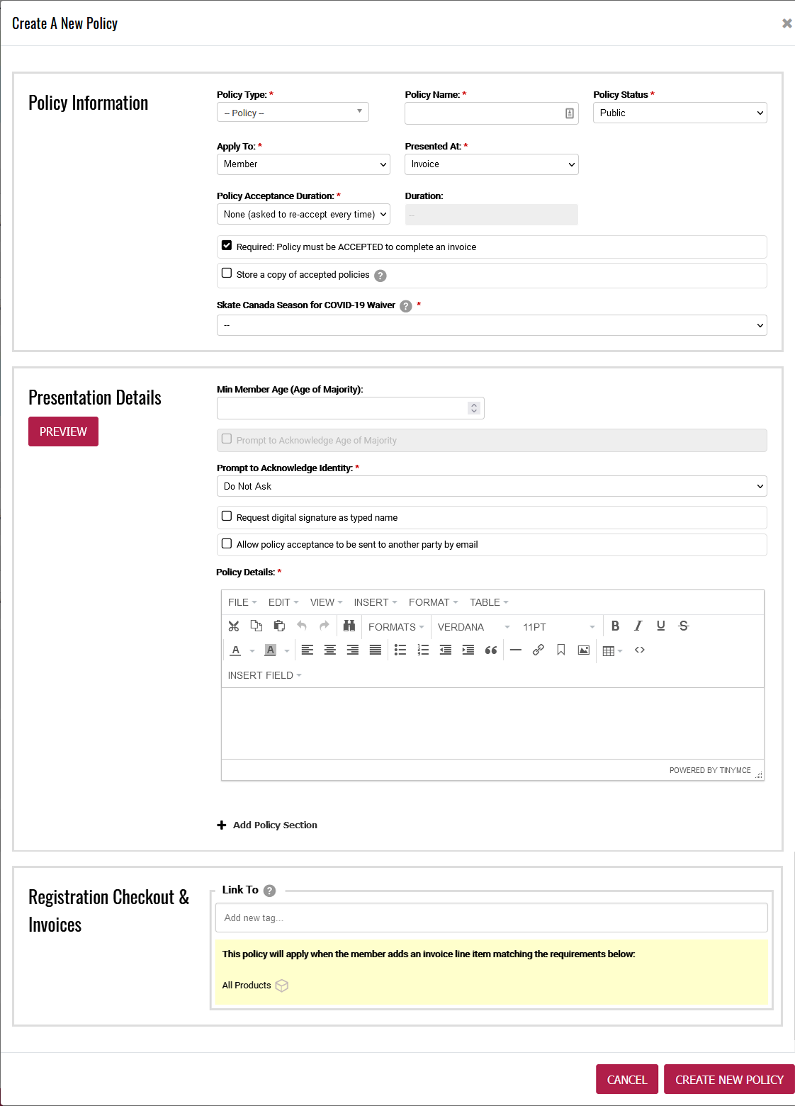 Policies & Waivers – Uplifter Inc.